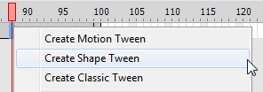 Shape Tween di Adobe Flash CS6